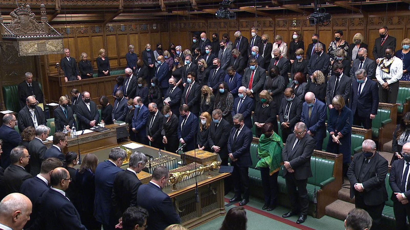 Sir David Amess: Politicians hold a minute’s silence for Conservative ...