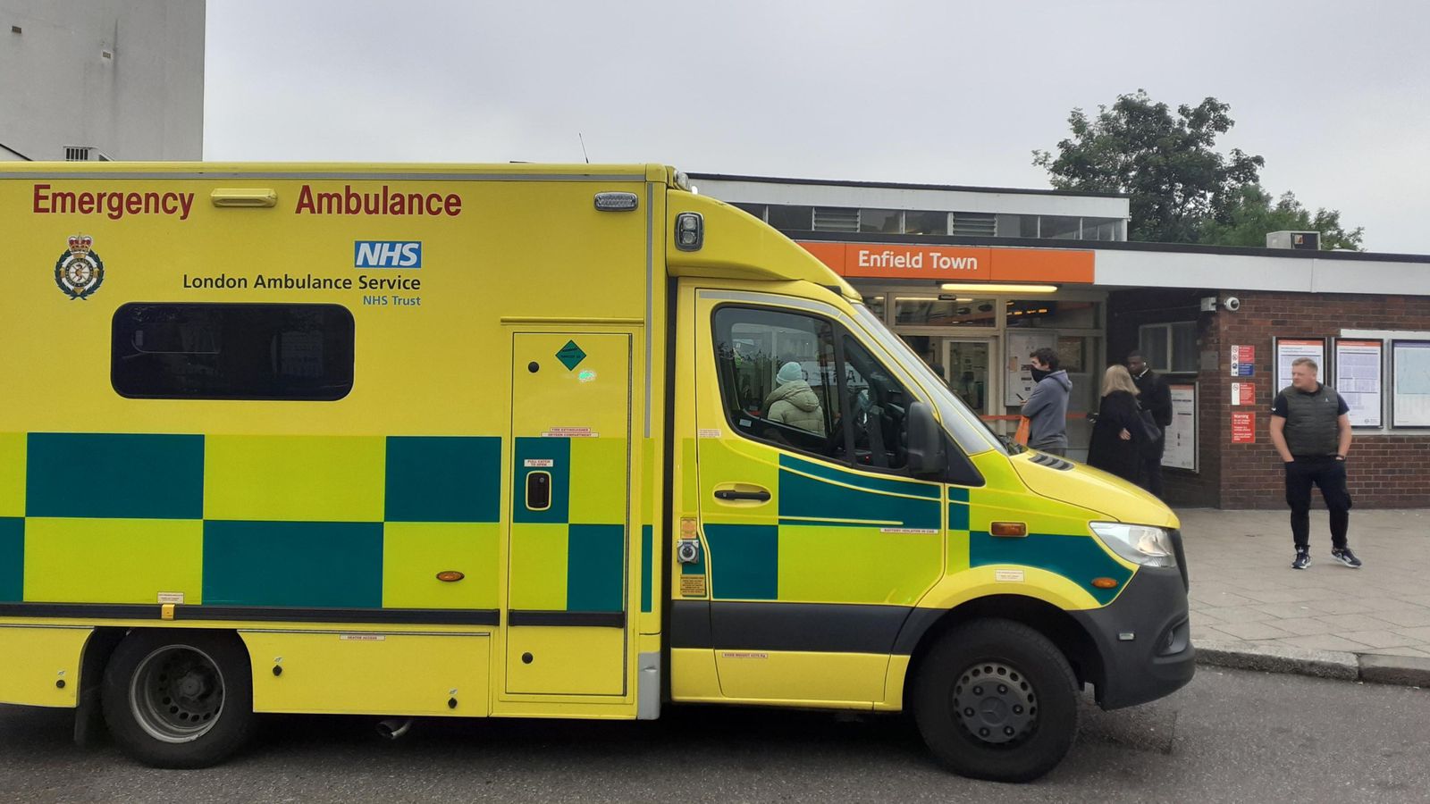 Enfield Town station crash: Two injured as London Overground train ...