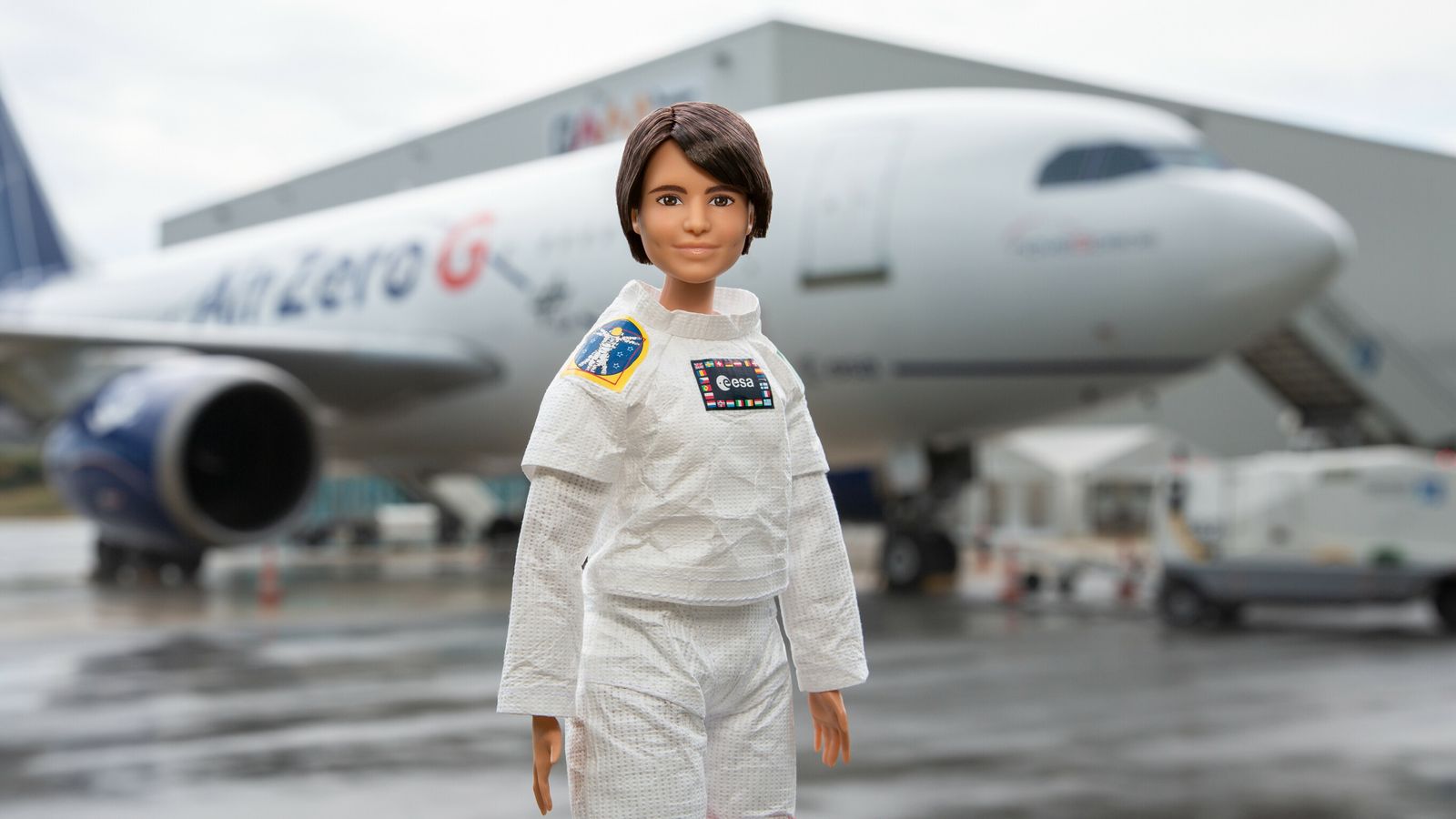 Barbie (the astronaut) jets off on zero-gravity flight to inspire young ...