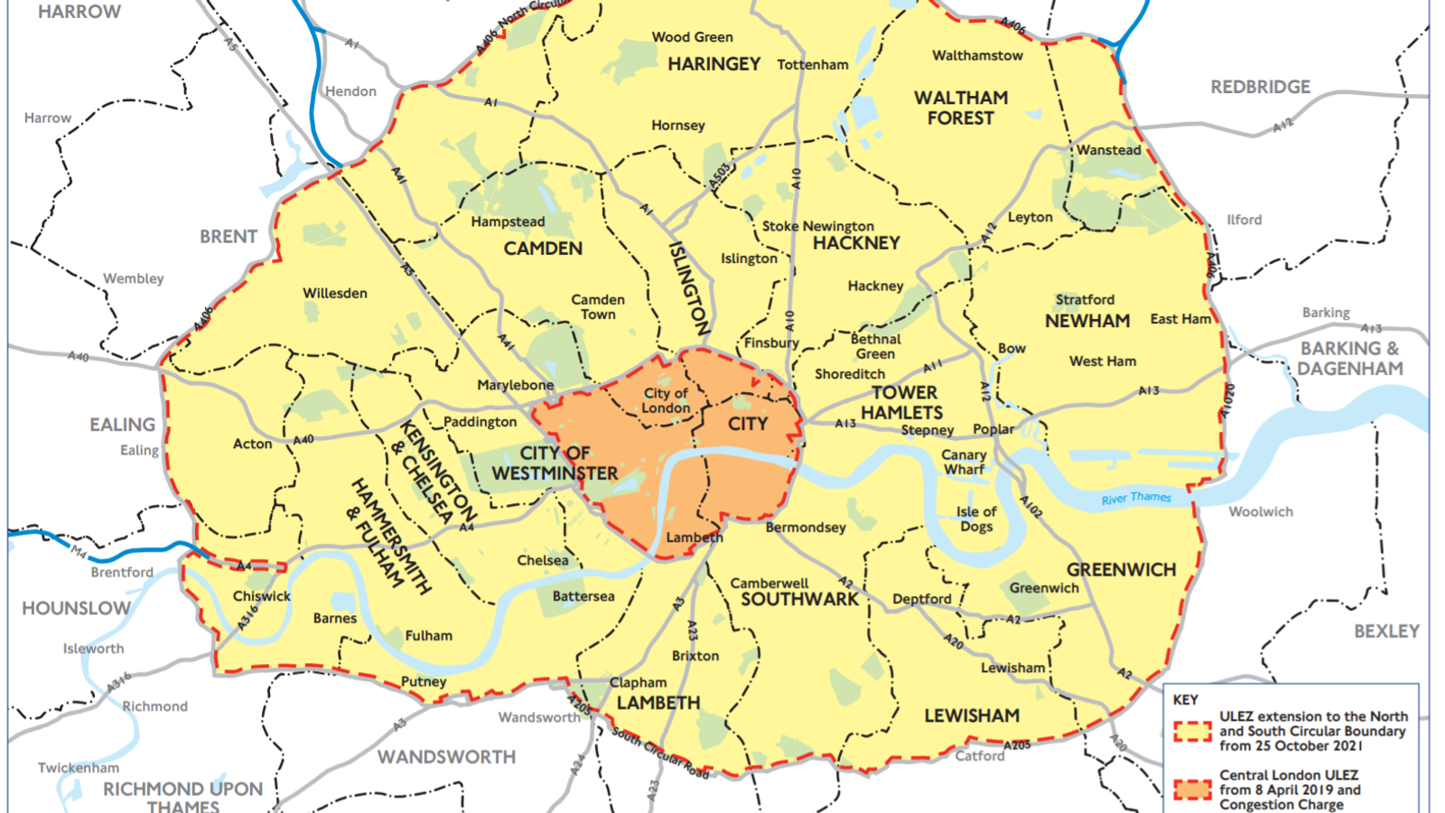 London's Ultra Low Emission Zone just got bigger - is your area ...