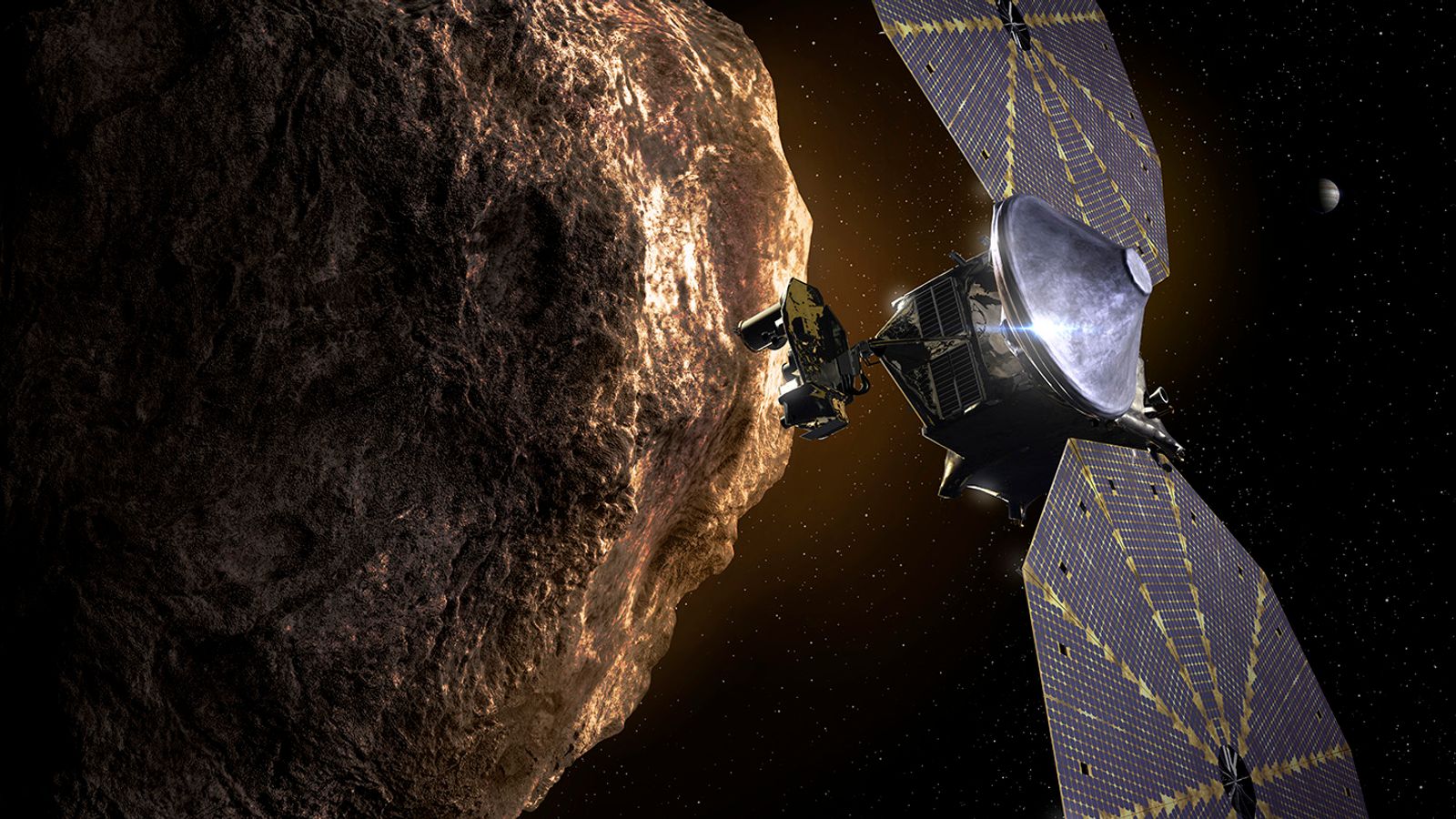 Lucy mission: NASA launches first probe to asteroid 'swarm' with aim of ...