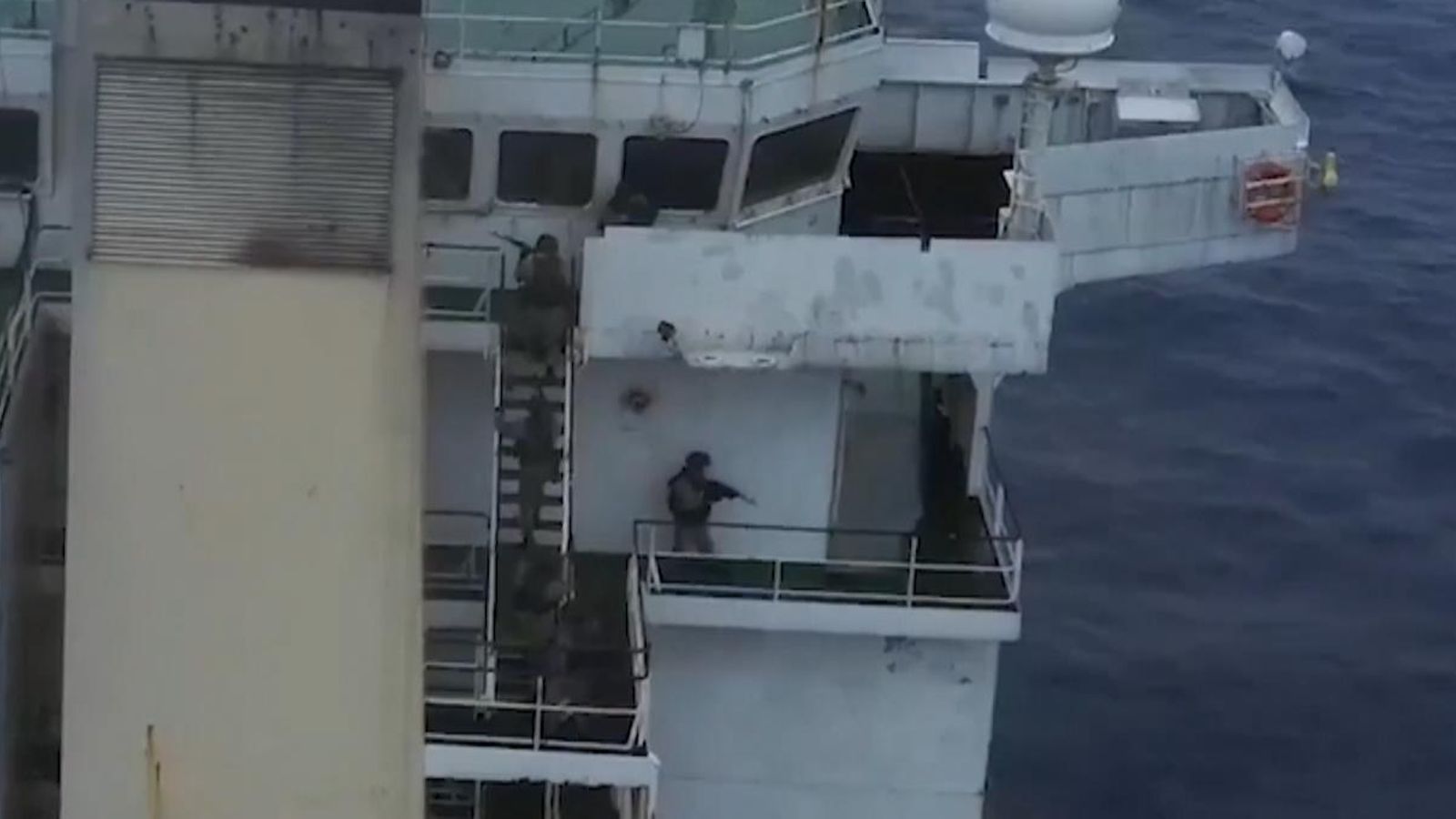 Video: Russian forces 'prevent hijack by pirates' | World News | Sky News