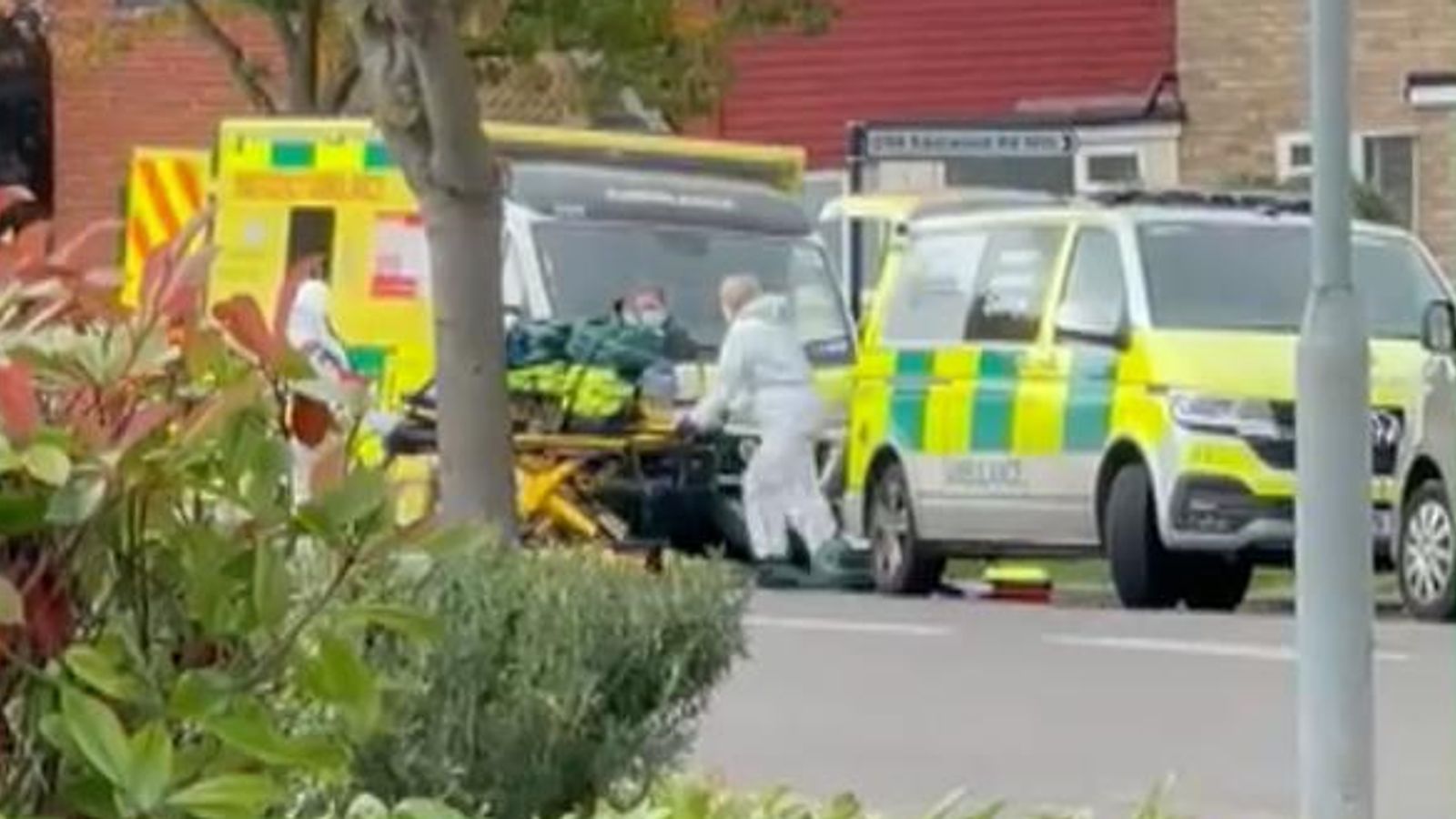 David Amess: Eyewitness video at MP attack scene | UK News | Sky News