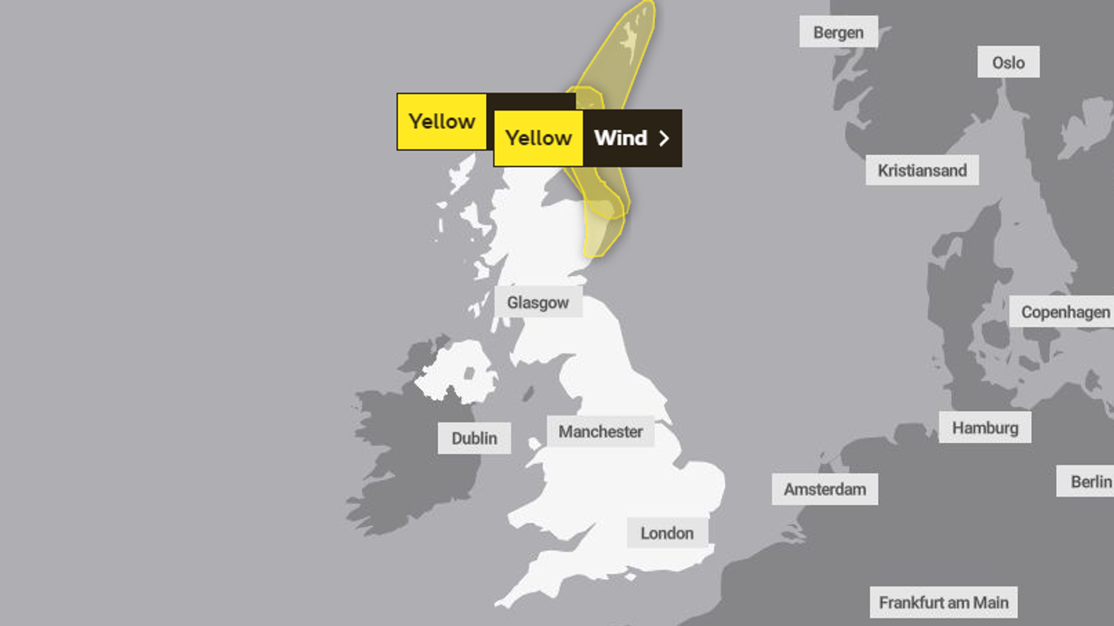 UK weather: Weekend warnings of 70mph winds and up to 40mm of rain | UK ...