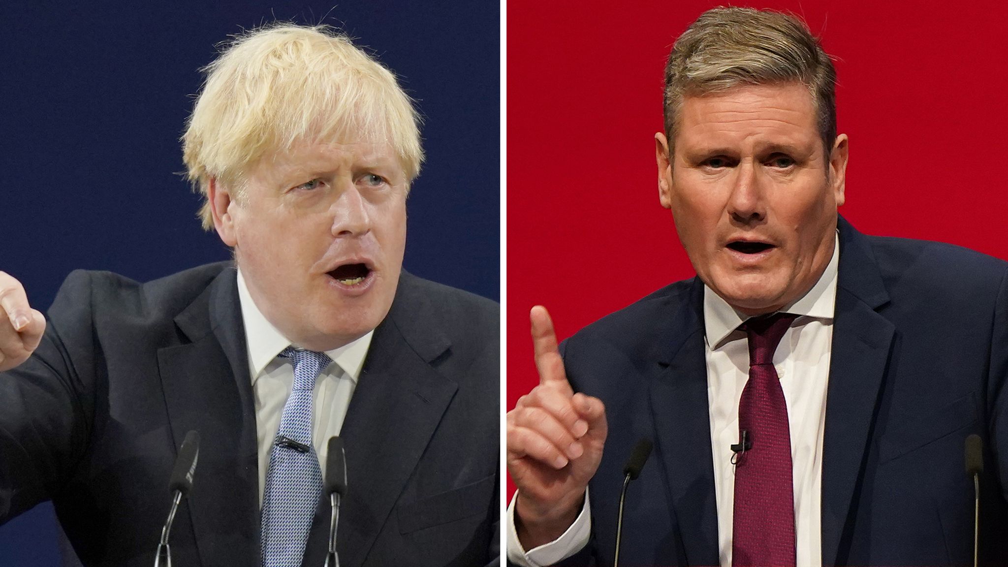 Angela Rayner says Boris Johnson and Keir Starmer represent a choice ...