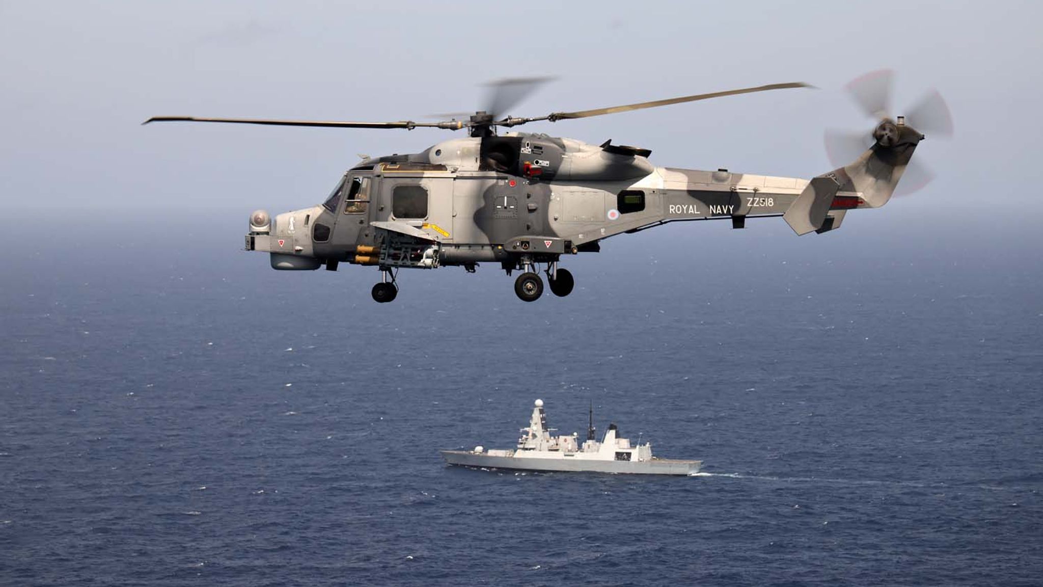 UK Navy tests new 'anti-boat swarm' missile in Pacific Ocean | UK News ...