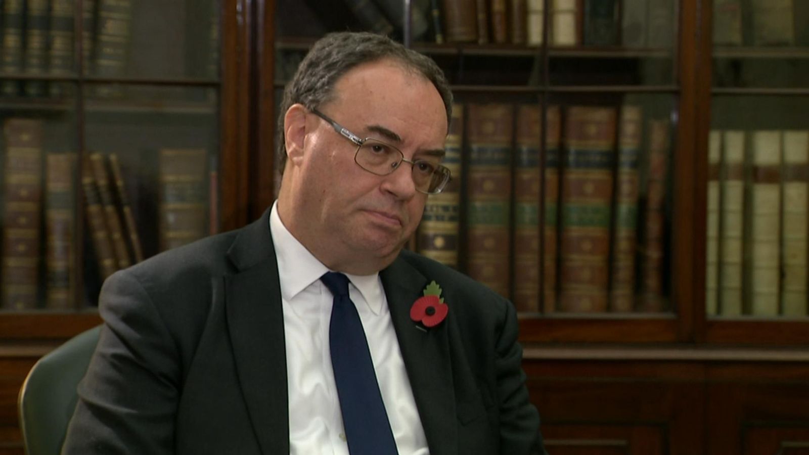 Bank of England Andrew Bailey explains why interest rates are unchanged ...