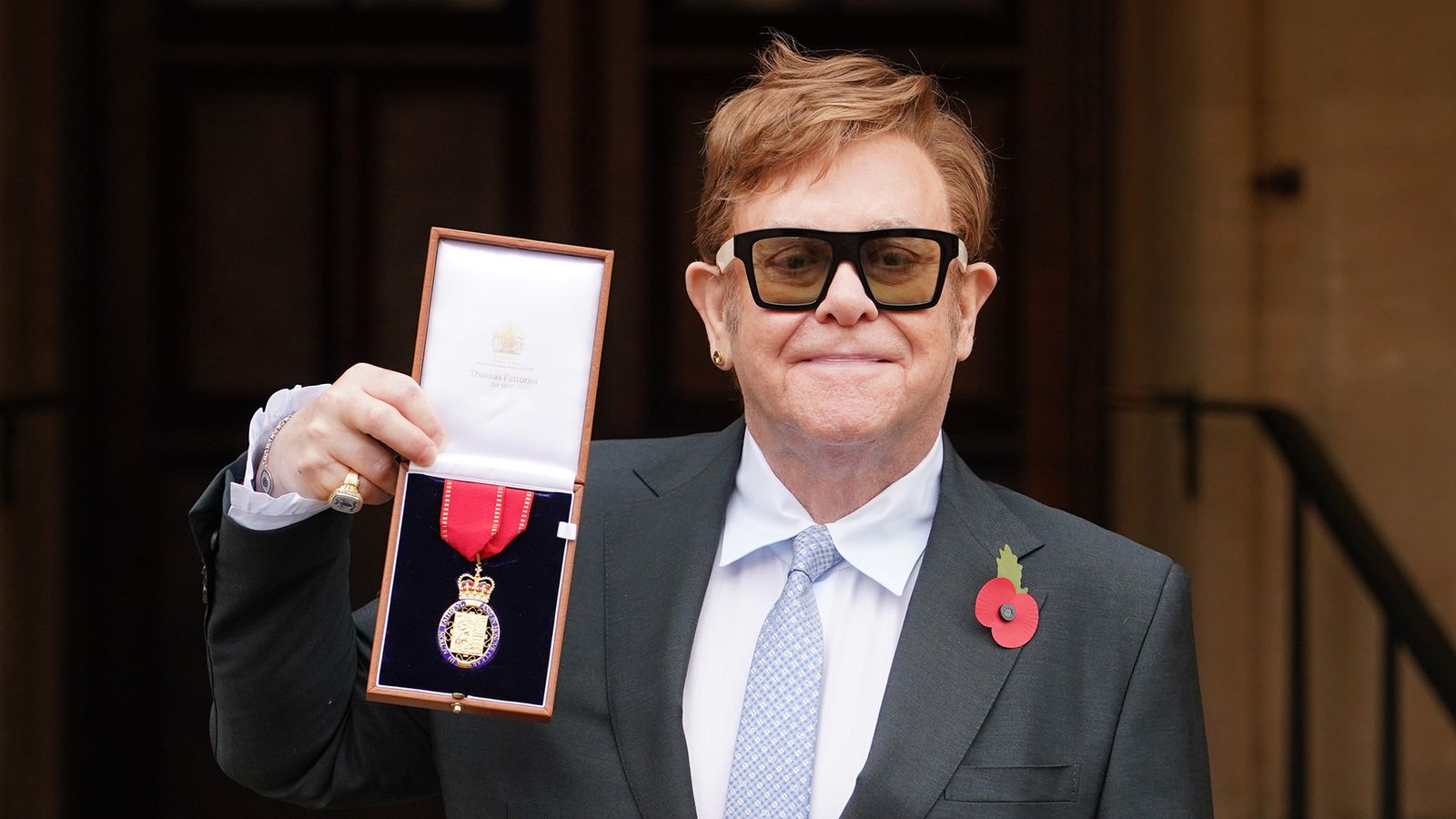 Sir Elton John Receives Top Honour News Uk Video News Sky News
