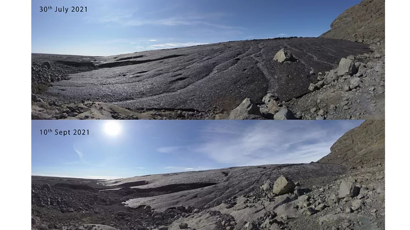 Climate change: Icelandic glacier melting faster than it can recover ...