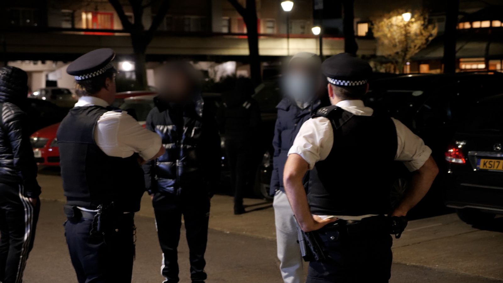 Police versus gangs in Tottenham, north London | UK News | Sky News