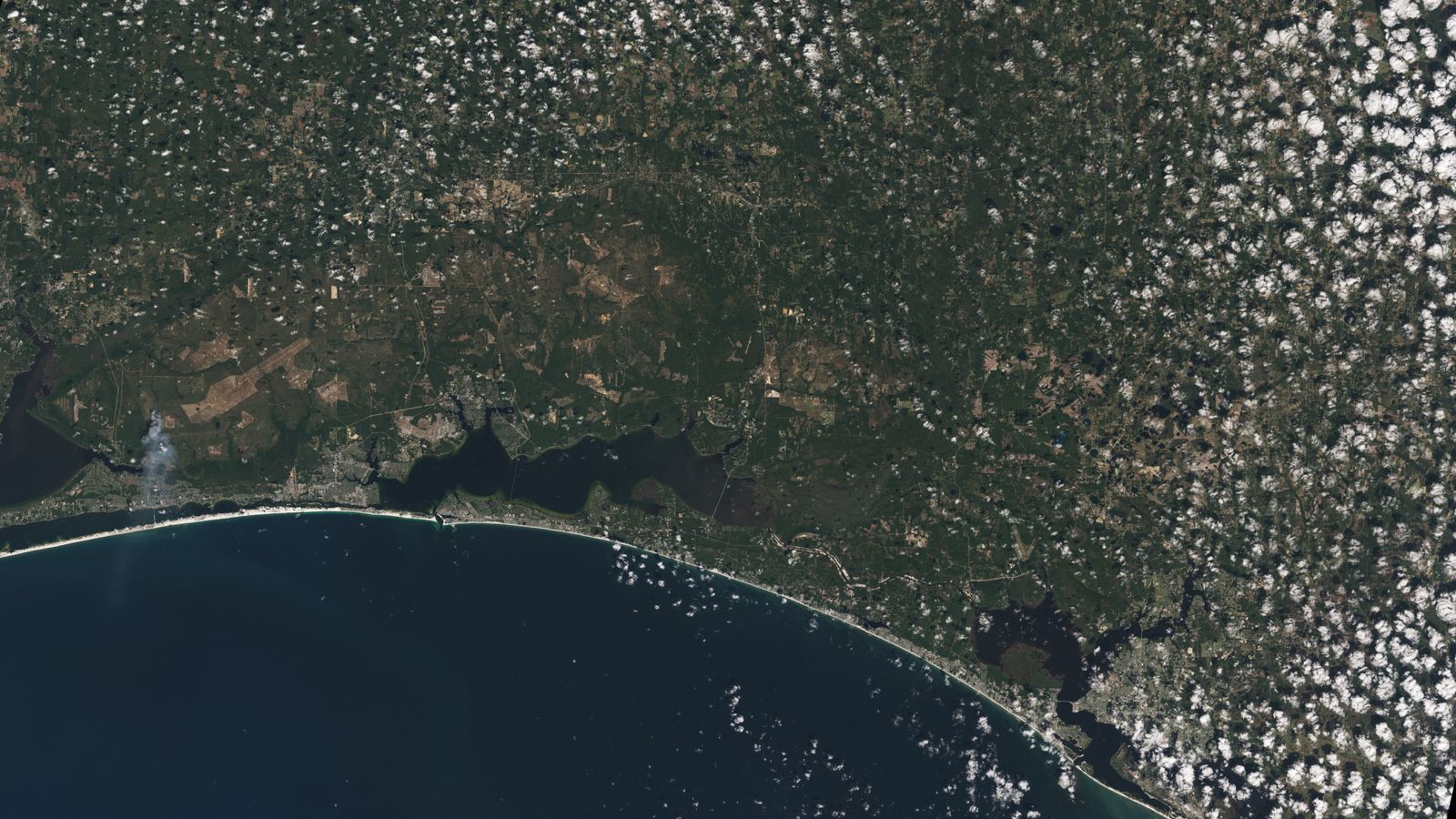 NASA releases first images taken by Landsat climate change monitoring ...