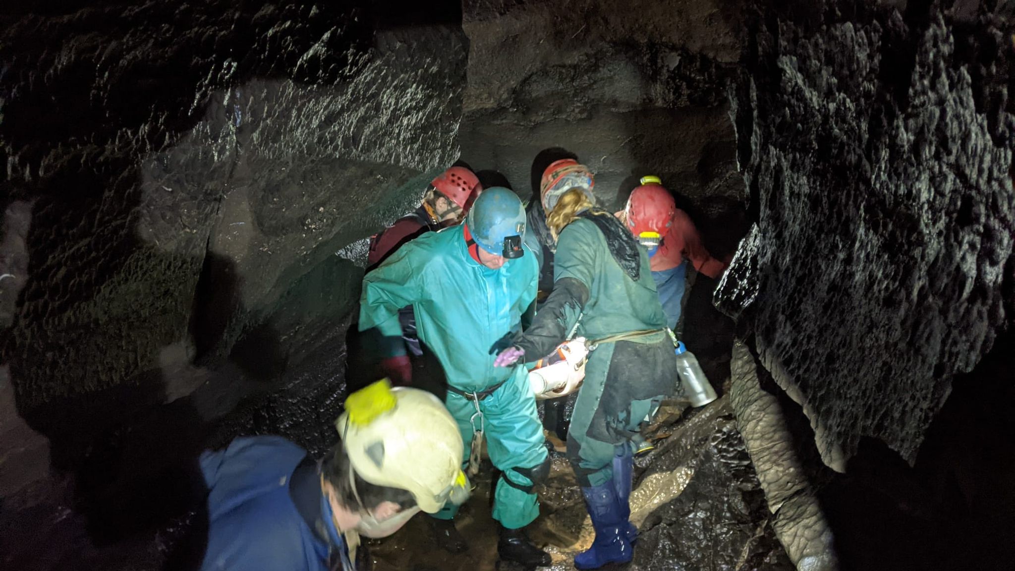 Injured man rescued from South Wales cave after getting trapped ...
