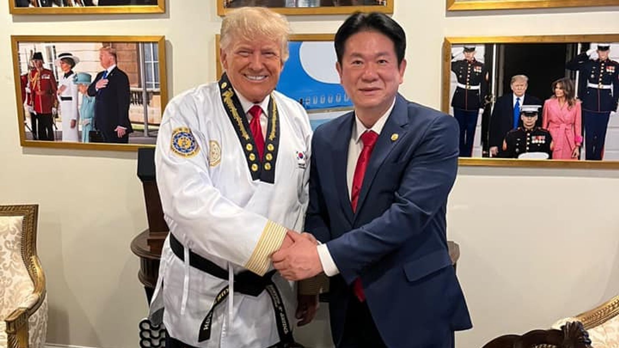 Donald Trump awarded highest taekwondo rank - despite never practising ...