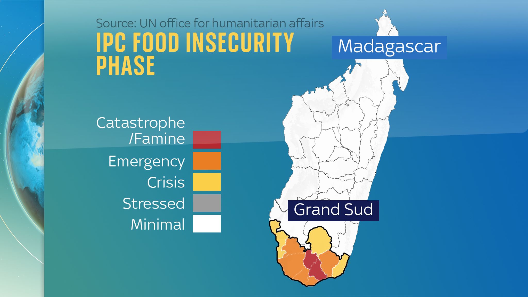 Madagascar is on the brink of famine caused by climate change, with ...