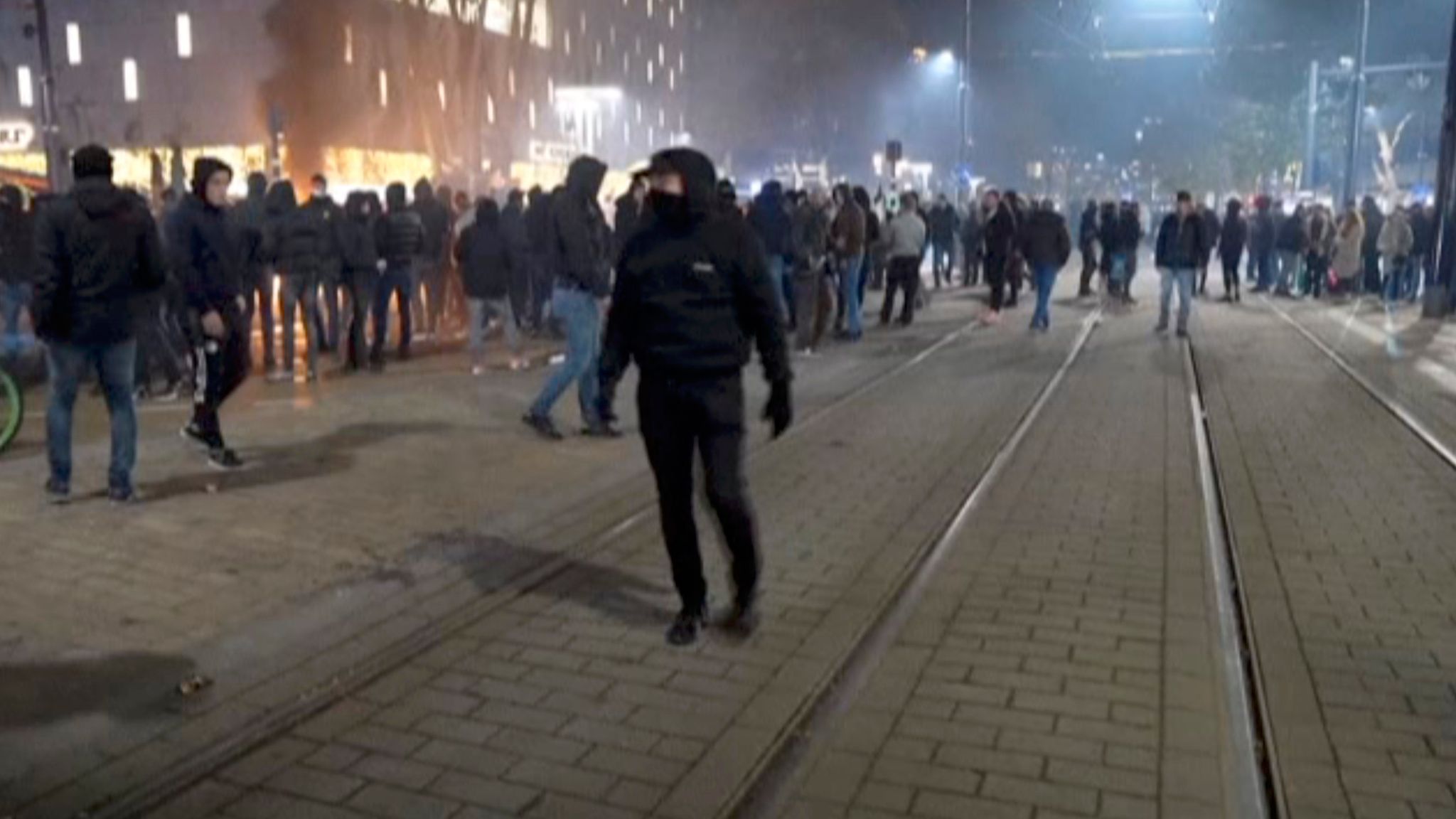 Rotterdam riots: Injuries and arrests during 'orgy of violence' at ...