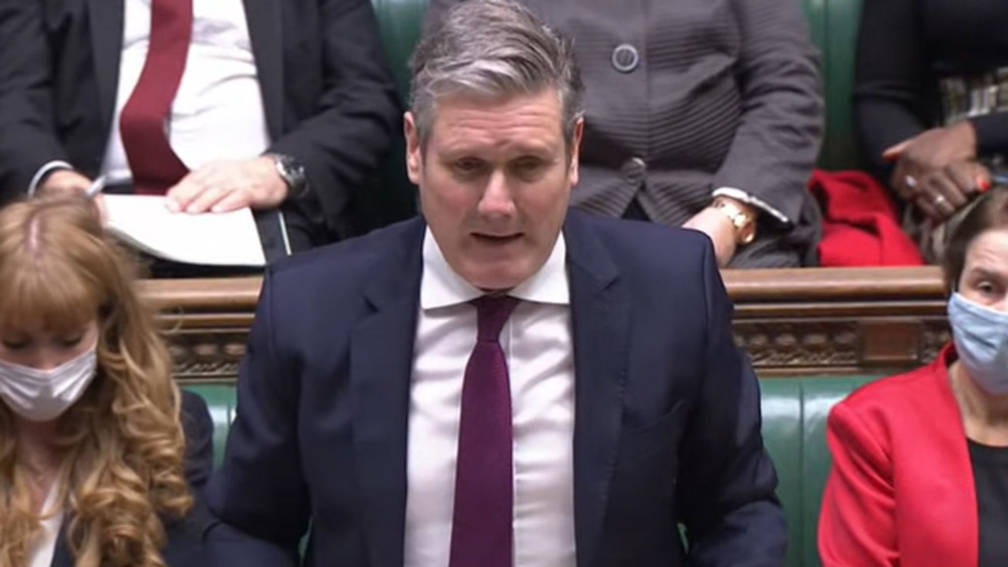 Pmqs Keir Starmer Presses Boris Johnson On Sleaze And Hs2 In Heated