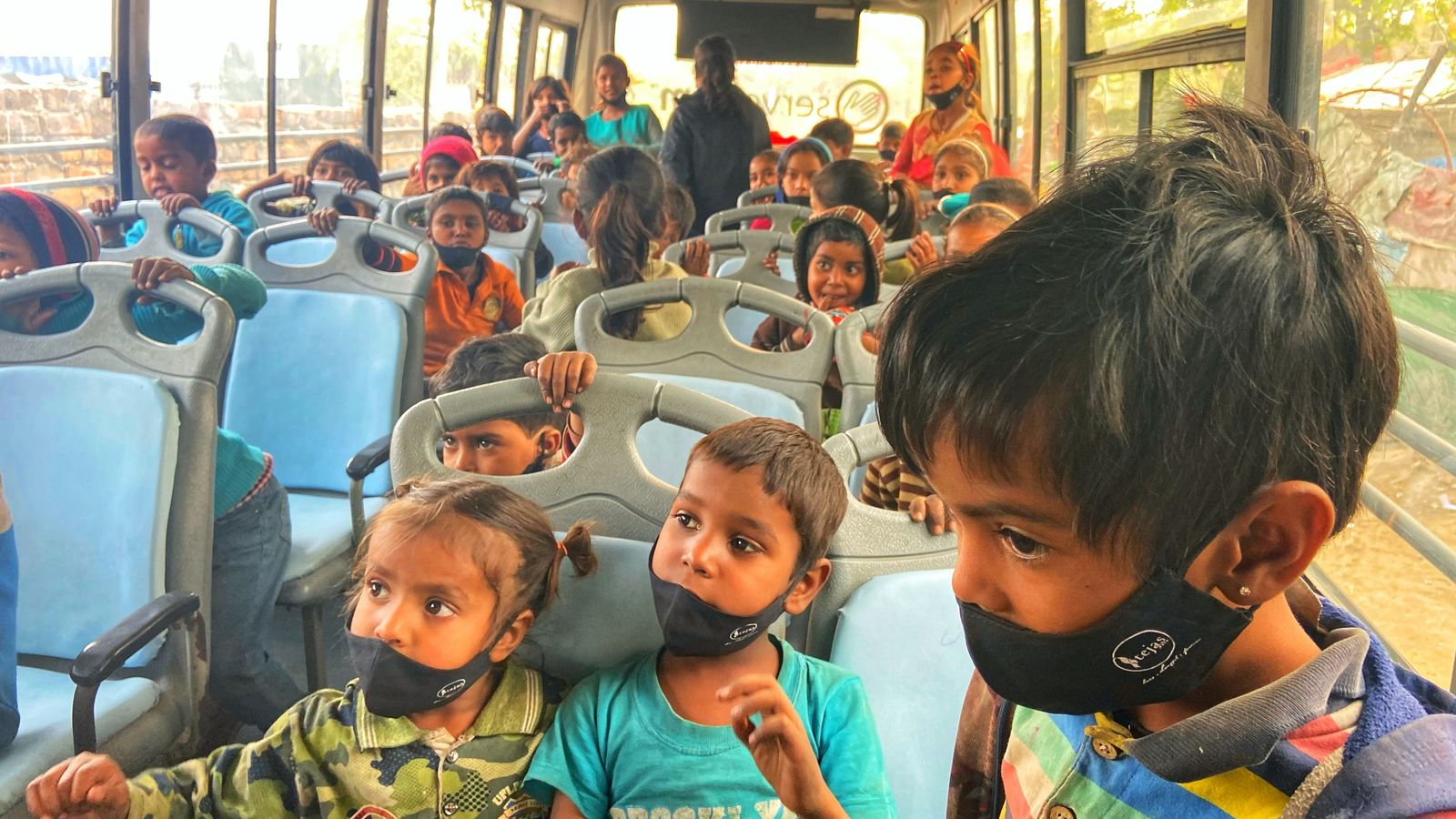 'Hope Bus' brings classroom to kids | World News | Sky News