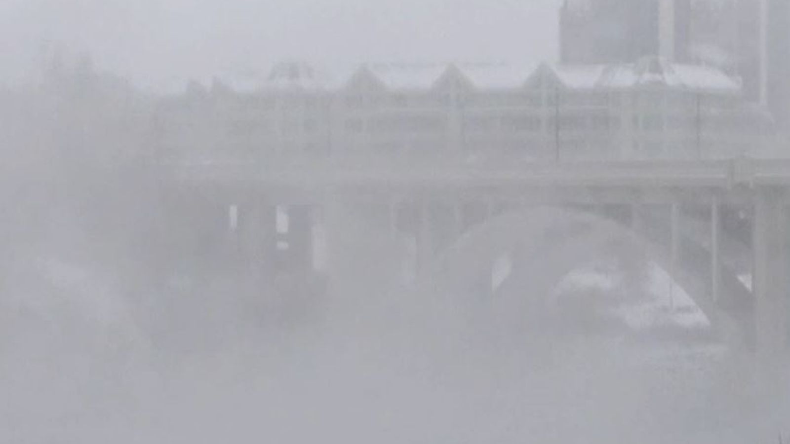 Canada in extreme snow whiteout as temperatures plummet | Sky News