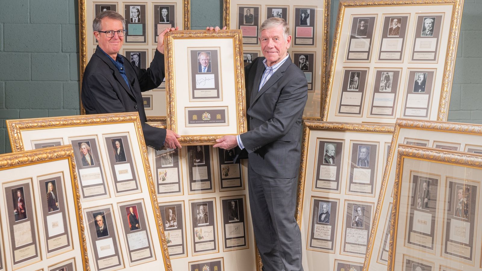 Write honourable: Collection of signatures of all 55 prime ministers to ...