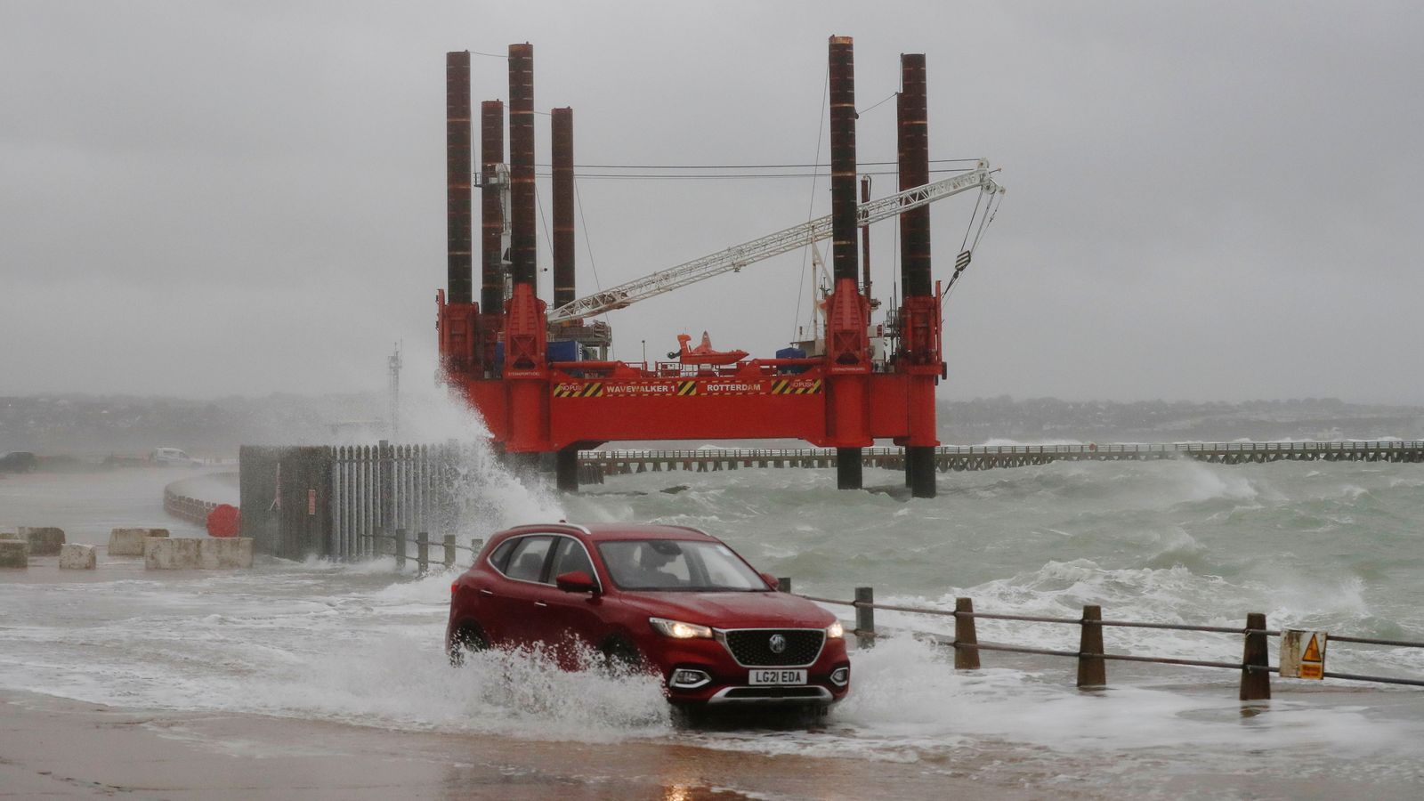 Storm Barra: Dramatic images show impact of violent winds, heavy snow ...