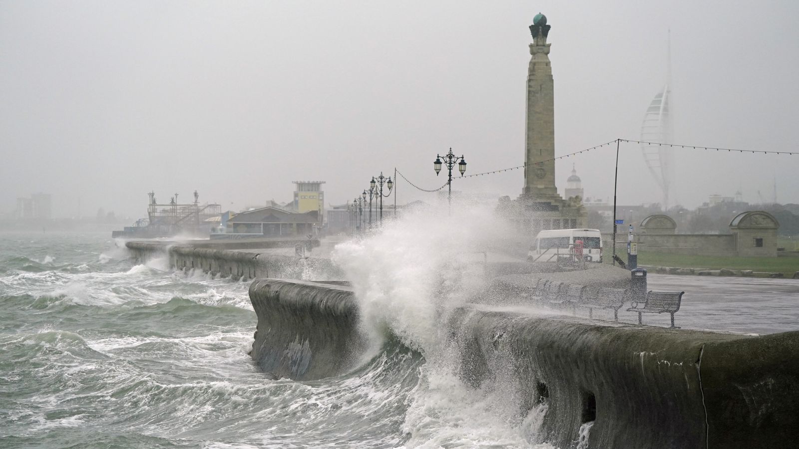 Storm Barra: Dramatic images show impact of violent winds, heavy snow ...