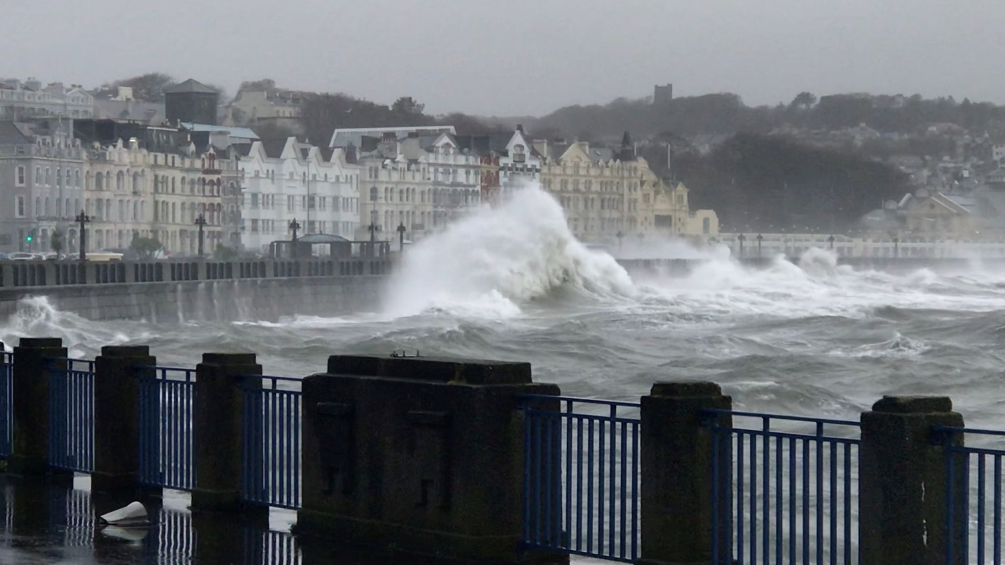 Storm Barra: Dramatic images show impact of violent winds, heavy snow ...