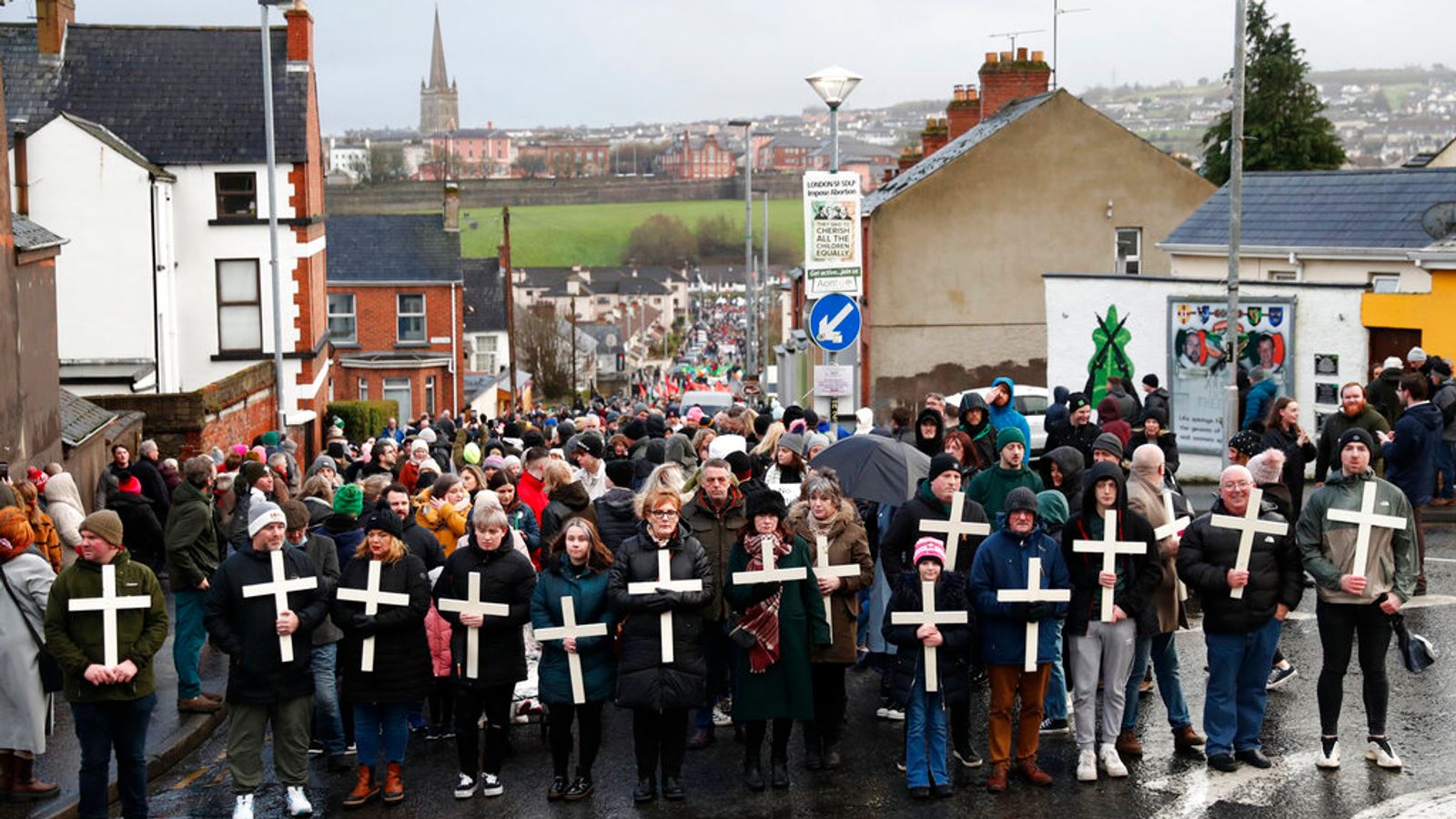 Remembrance walk for those killed and injured on 50th anniversary of ...