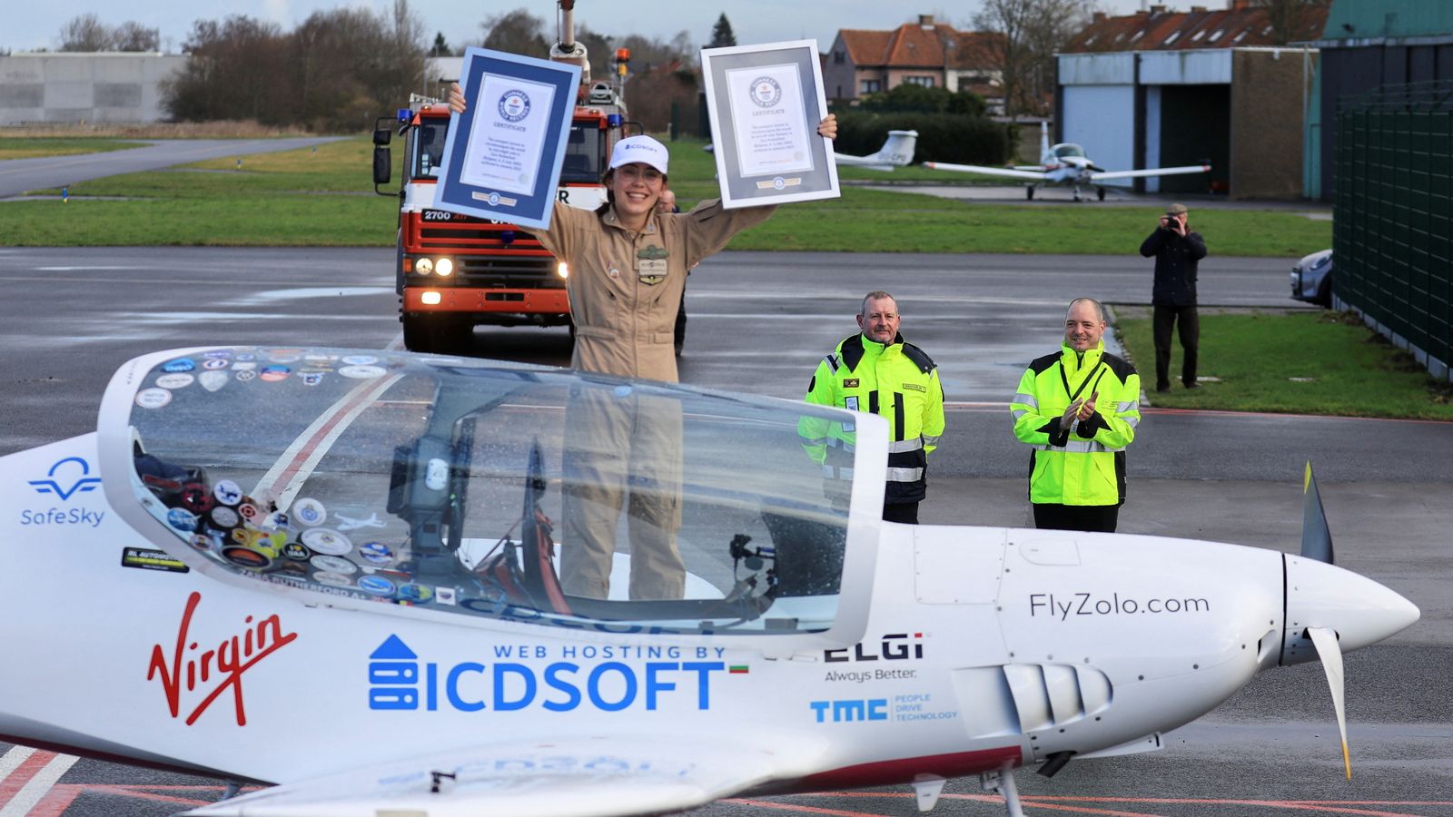 Zara Rutherford: British-Belgian teen pilot becomes youngest woman to ...