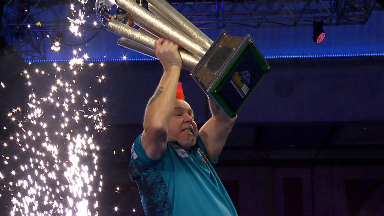 PDC World Darts Championship winner Peter Wright celebrated 'with a Pot ...