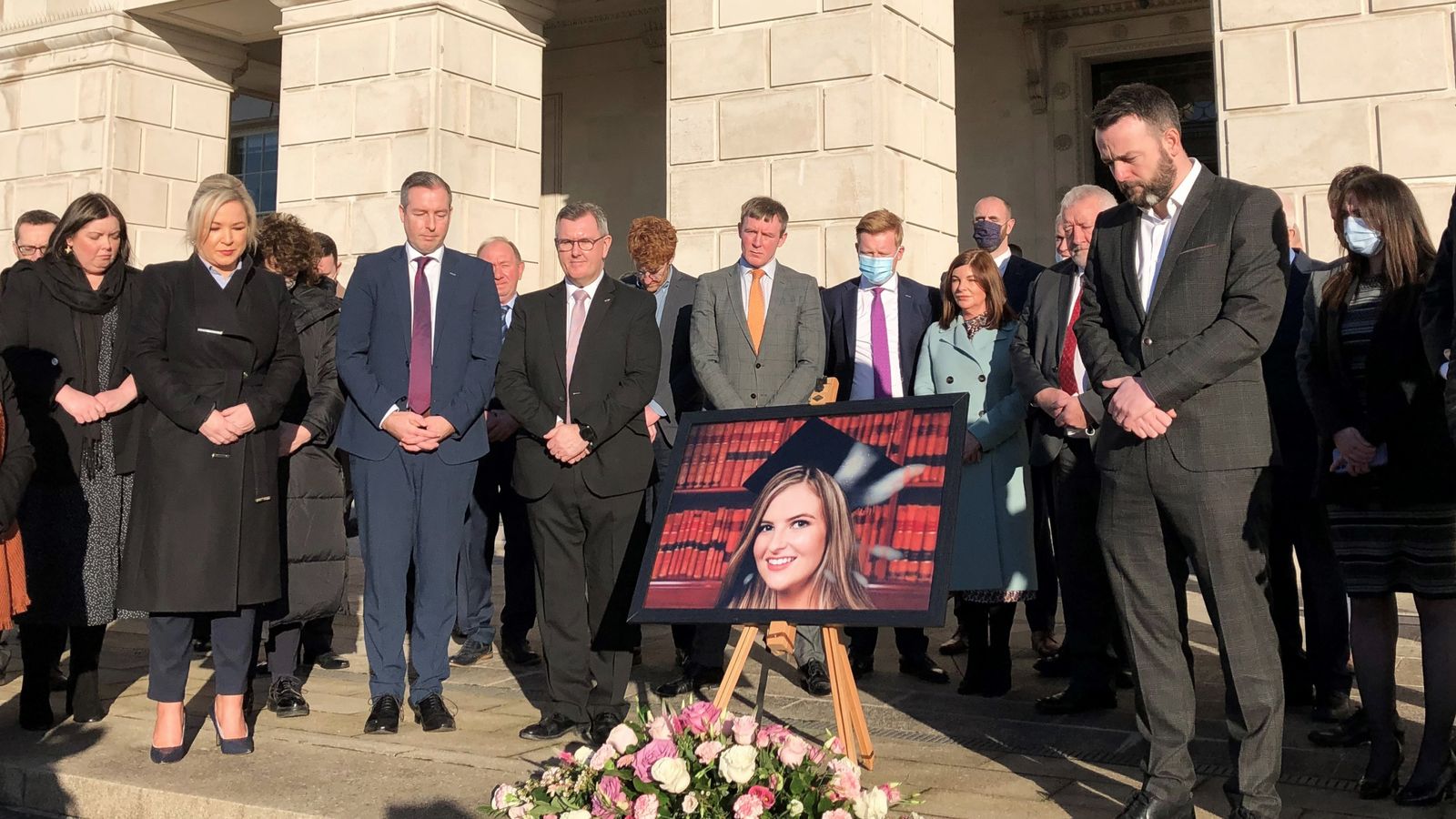 Ashling Murphy: Northern Ireland's first minister says at vigil for ...