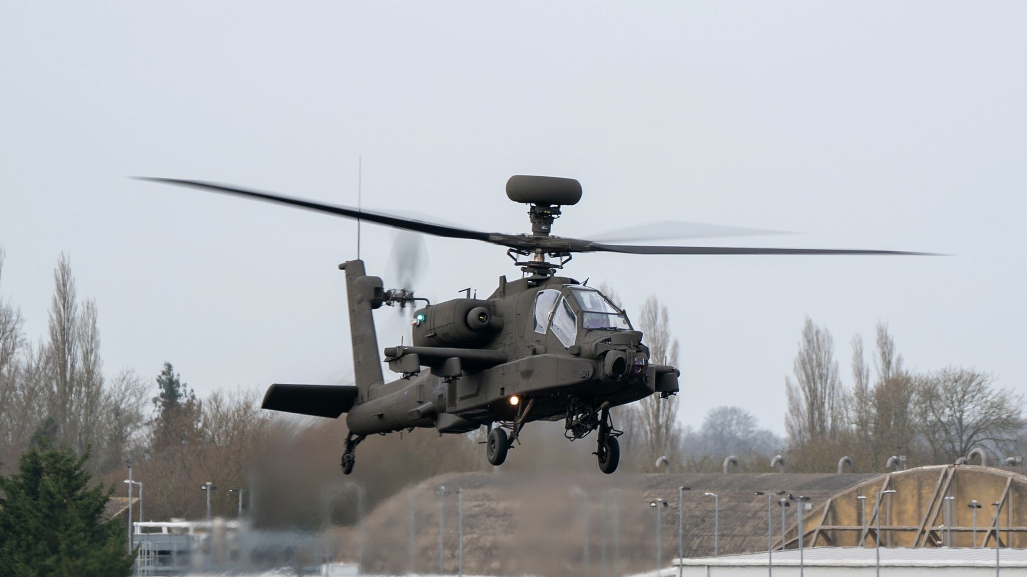 British Army's new 'battle-winning' Apache attack helicopters undergo ...