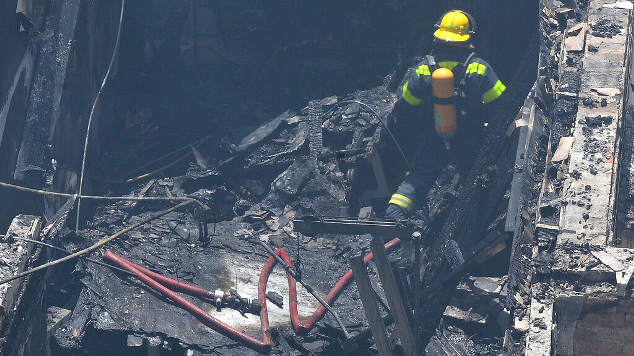 Fire breaks out again at South African parliament a day after main ...