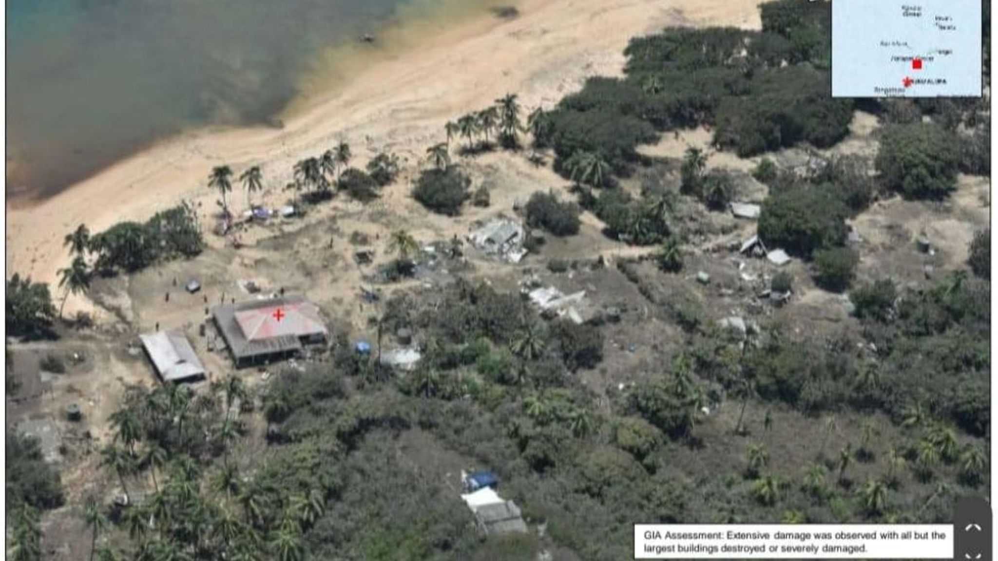Tonga eruption: Images show island covered in ash from Hunga-Tonga ...