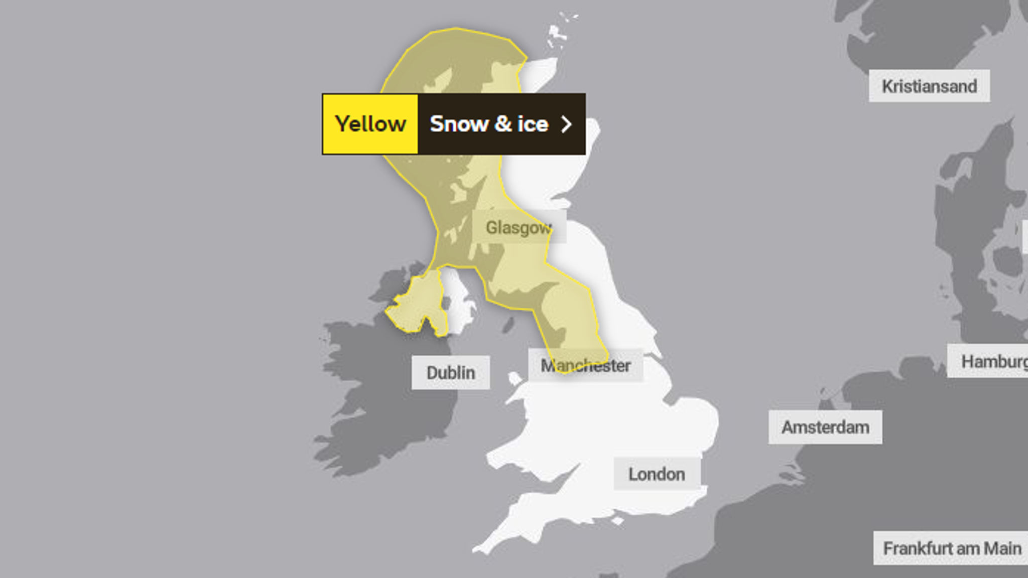 UK weather: Forecasts say snow and ice to hit country as warnings ...