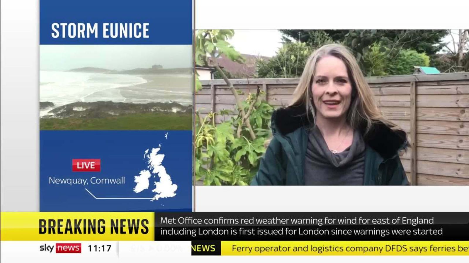 Storm Eunice: Met Office issues two rare red weather warnings for ...