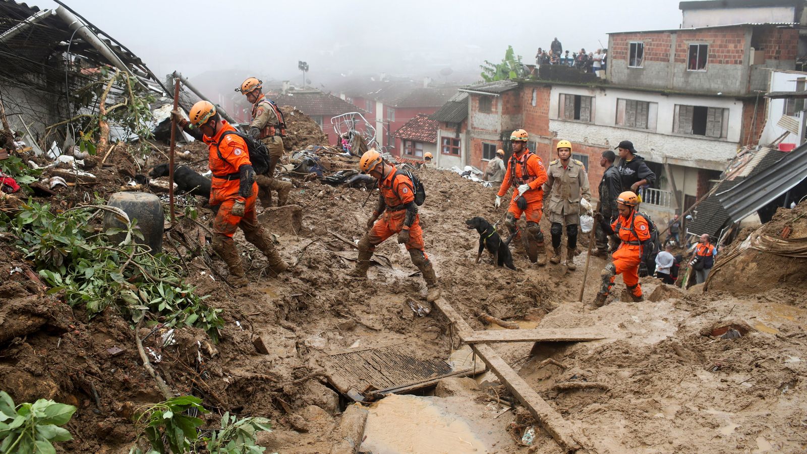 Brazil: Mudslides and floods kill 38 people after 26cm of rain falls in ...