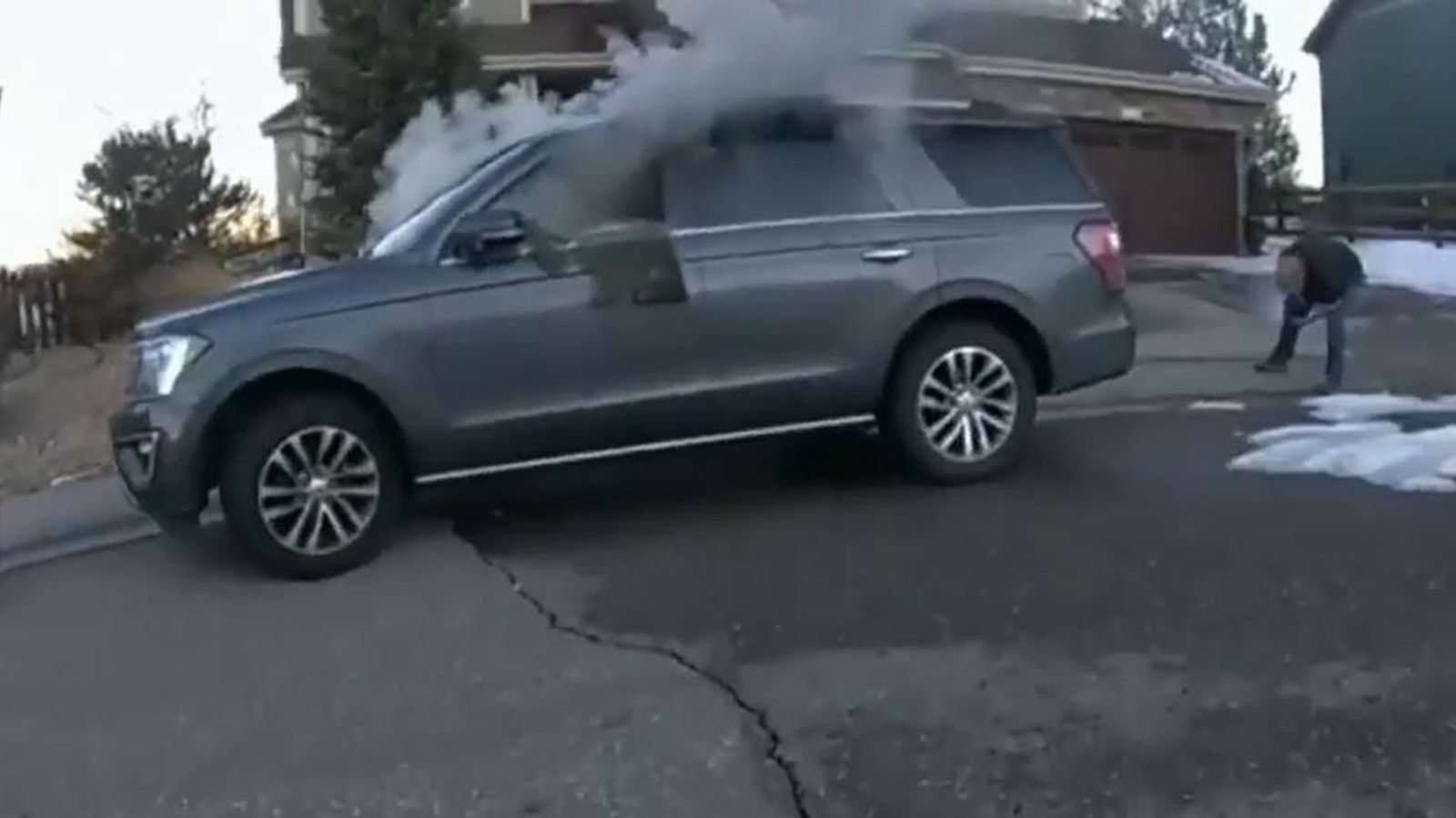 Dog rescued from burning SUV in Colorado | US News | Sky News