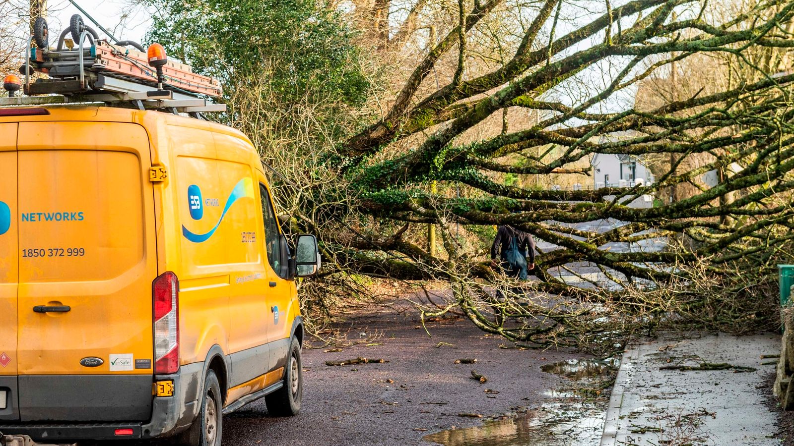 After leaving a path of destruction in the UK, Storm Eunice hits Europe ...