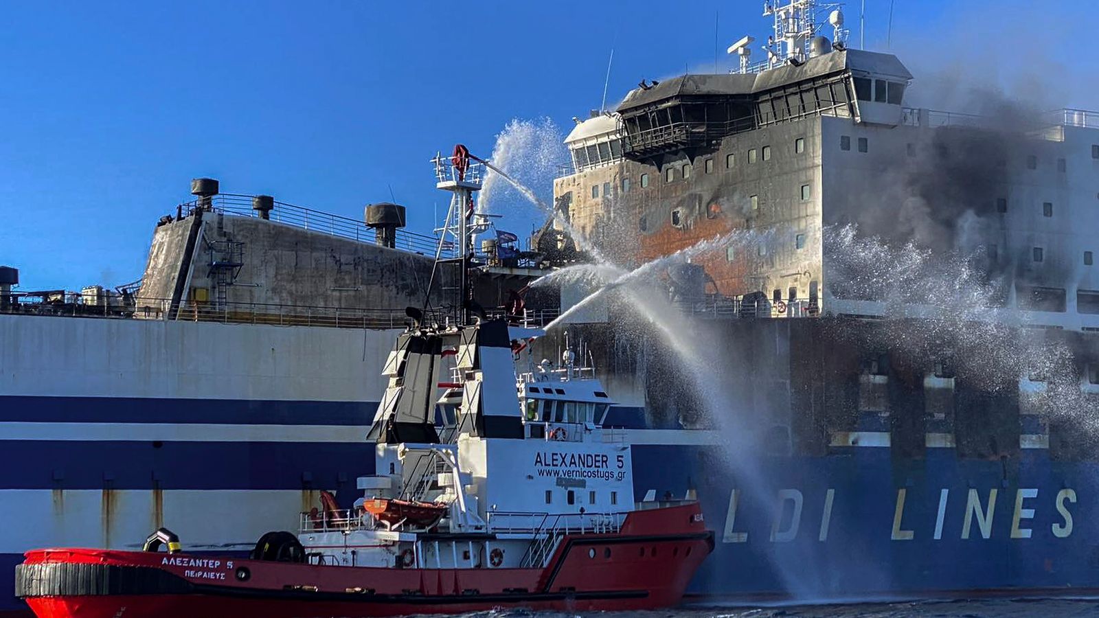 Greece ferry fire: 12 people still missing after ship blaze off Greek ...
