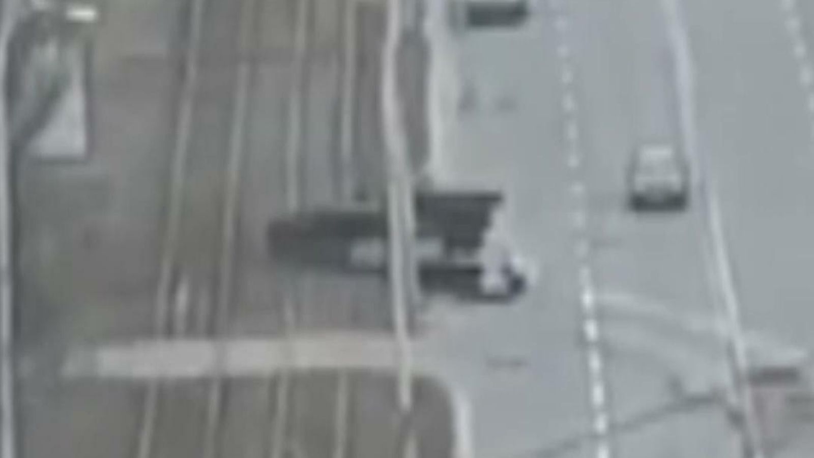 Ukraine invasion: Civilian trapped after military vehicle runs over car ...