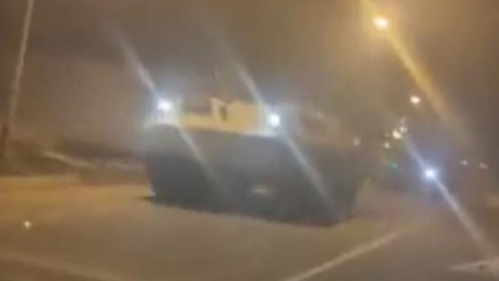 Ukraine Tanks Spotted Rolling Through Russian City Near Ukrainian Border World News Sky News