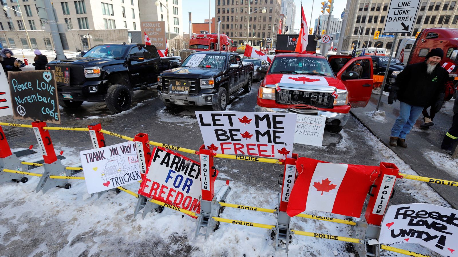 Freedom Convoy: Why are Canadian truckers protesting and where else is ...