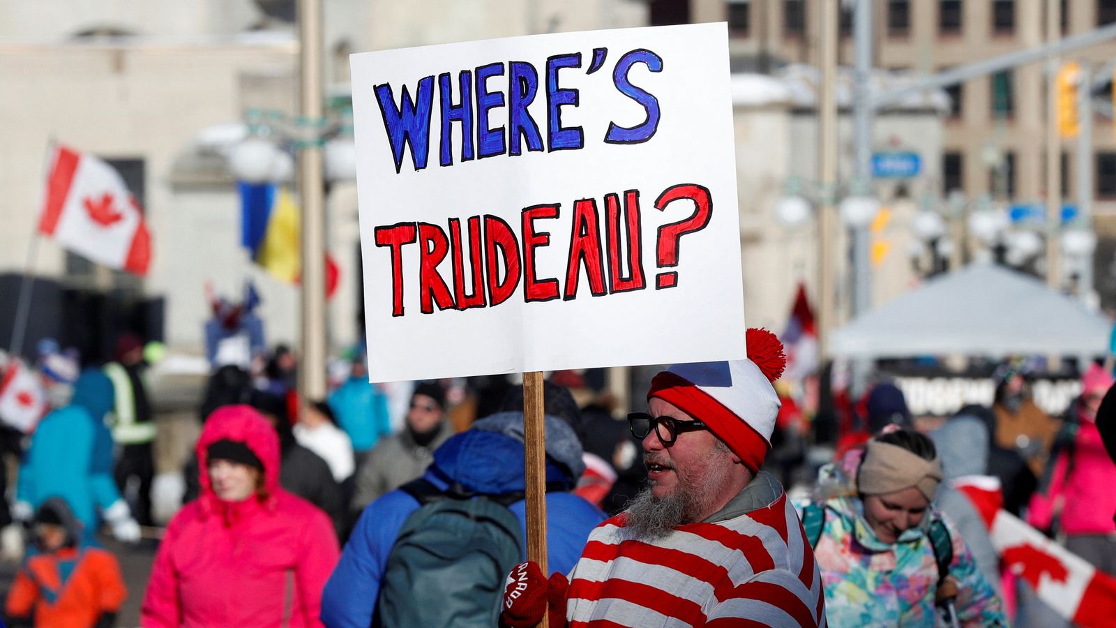 Canada truckers: Ottawa mayor declares state of emergency to deal with ...