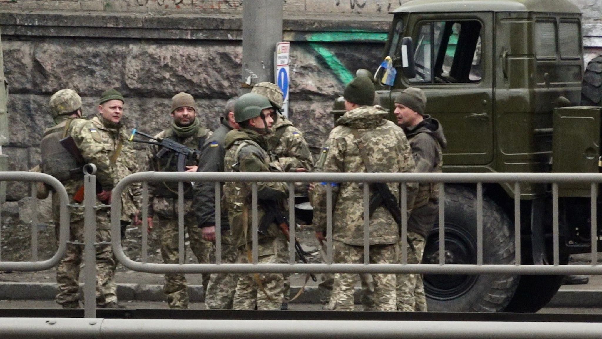 Ukraine invasion: Many of the country's defence forces are young ...
