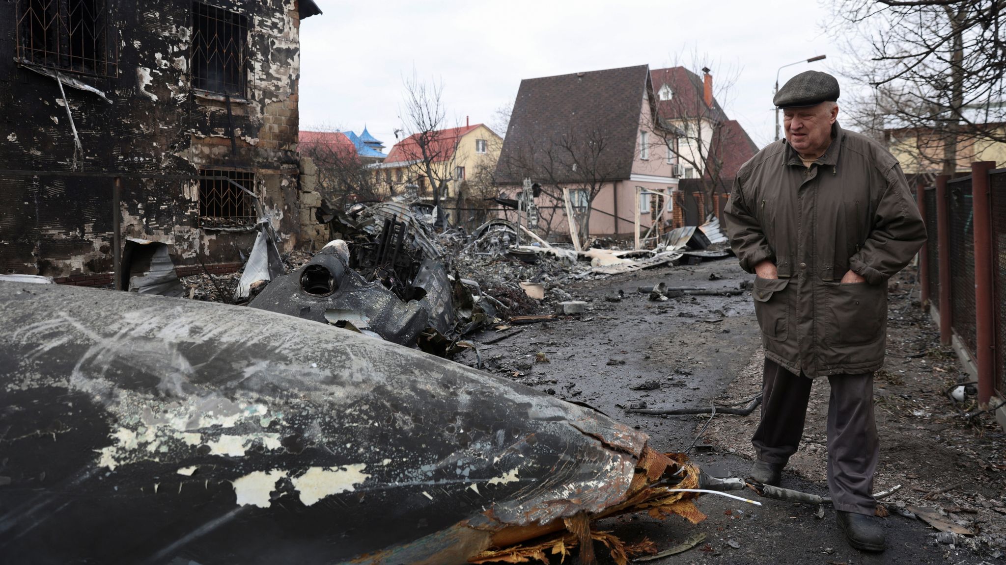 Ukraine invasion in pictures: Fear, loss and the human cost of the ...