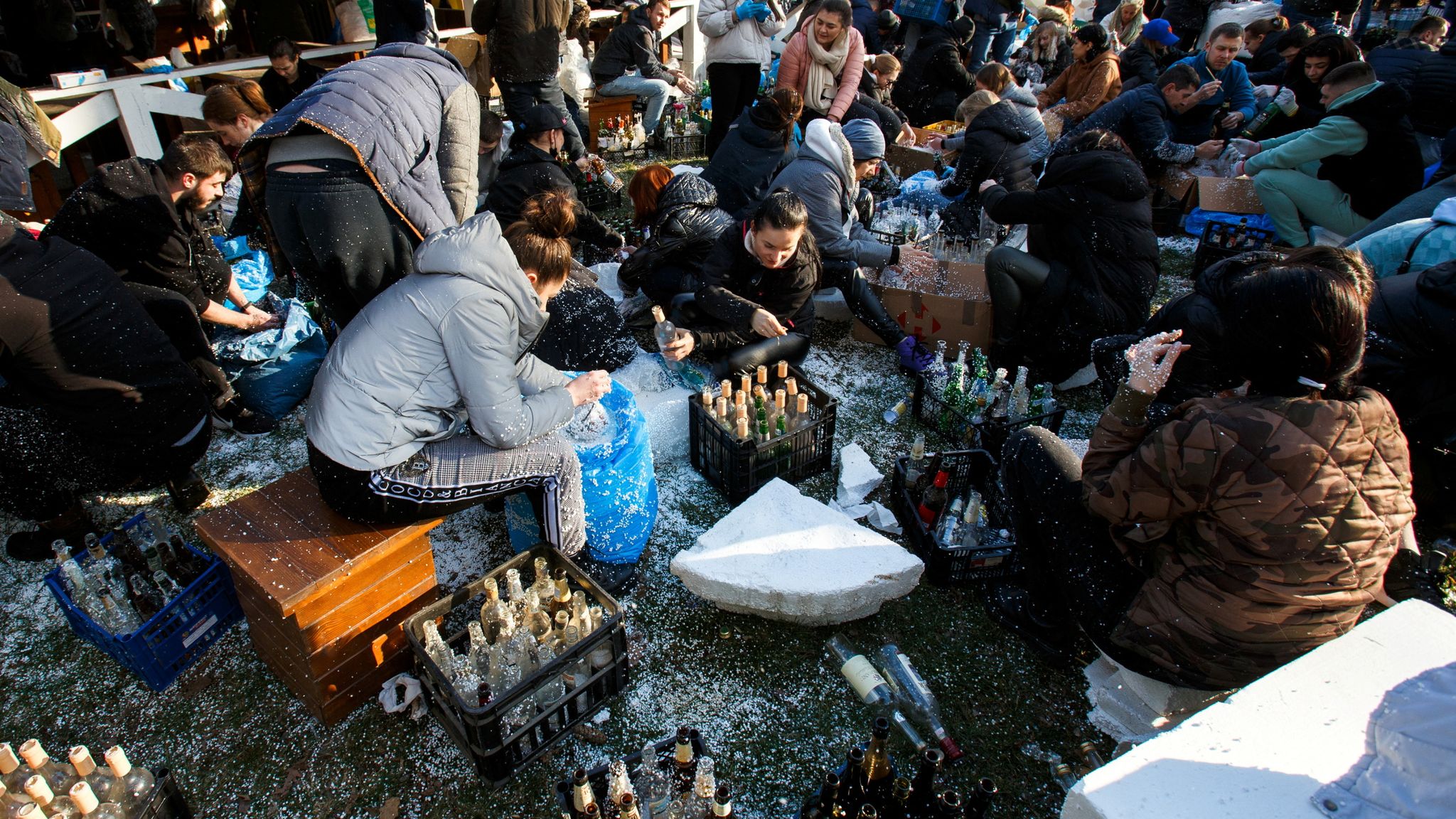 Ukraine war in pictures: Fifty days of devastation, death and ...