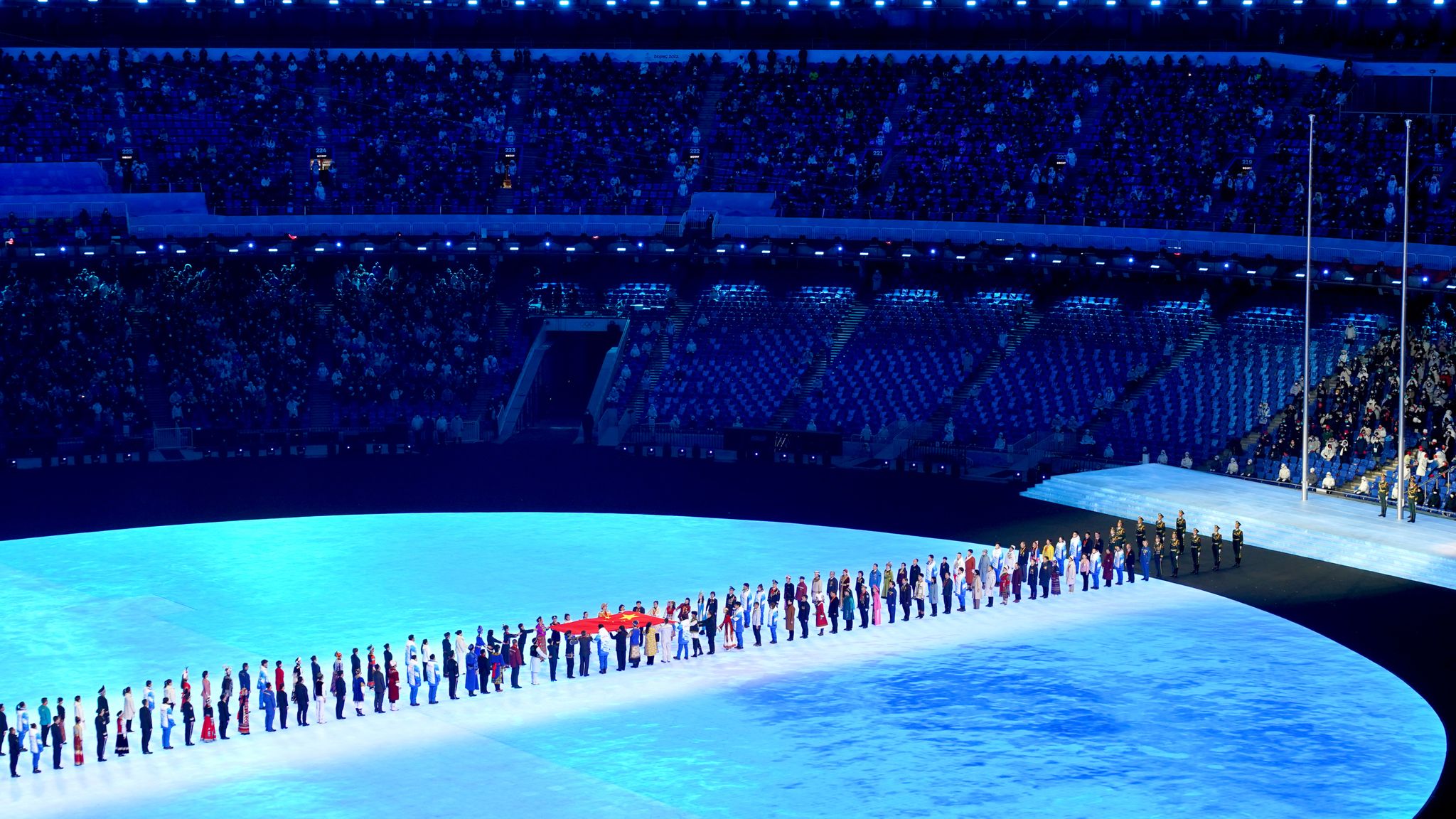 Winter Olympics opening ceremony in pictures - as skier from Uyghur ...