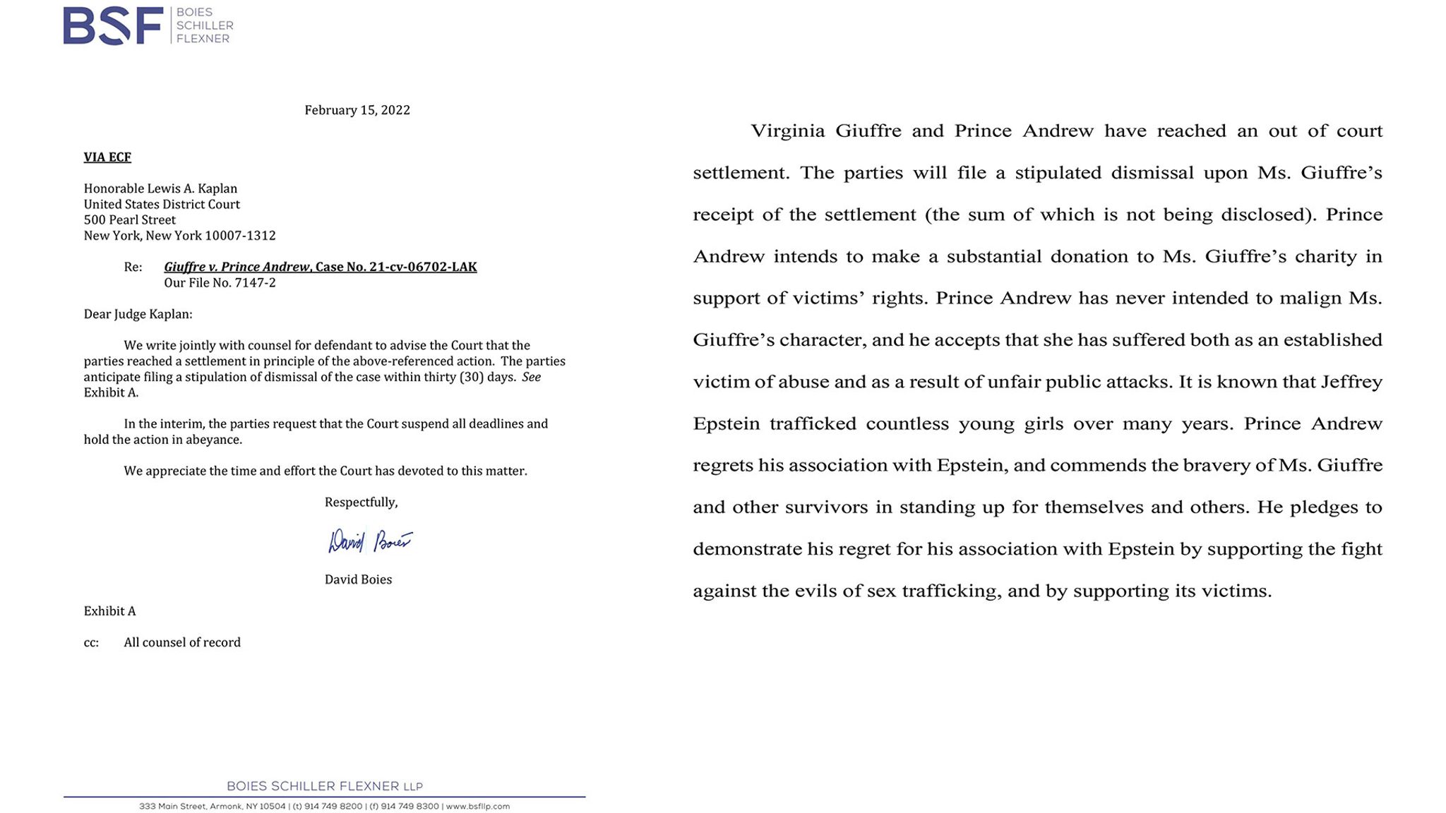 Prince Andrew to make 'substantial donation' to Virginia Giuffre's ...