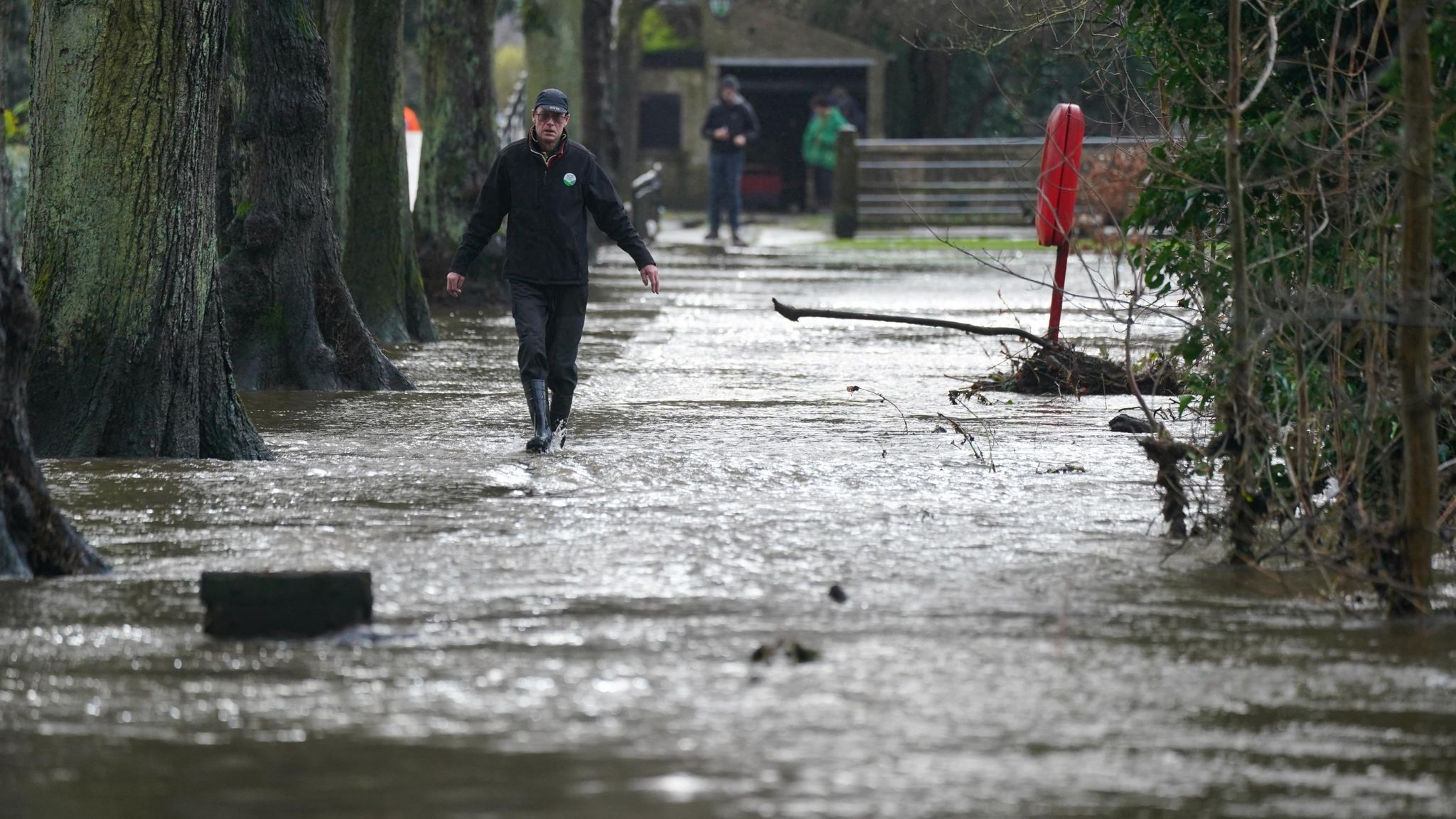 UK weather: Storm Franklin in pictures - trees felled in high winds ...