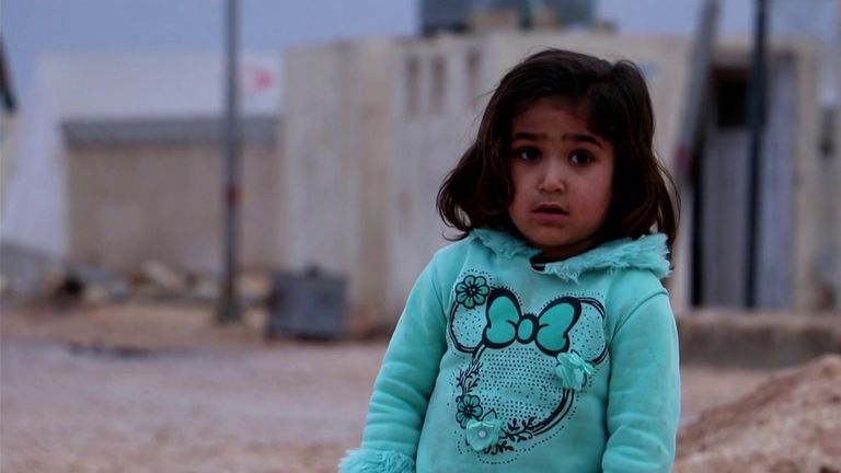 Fighting against the cold in Syria | World News | Sky News